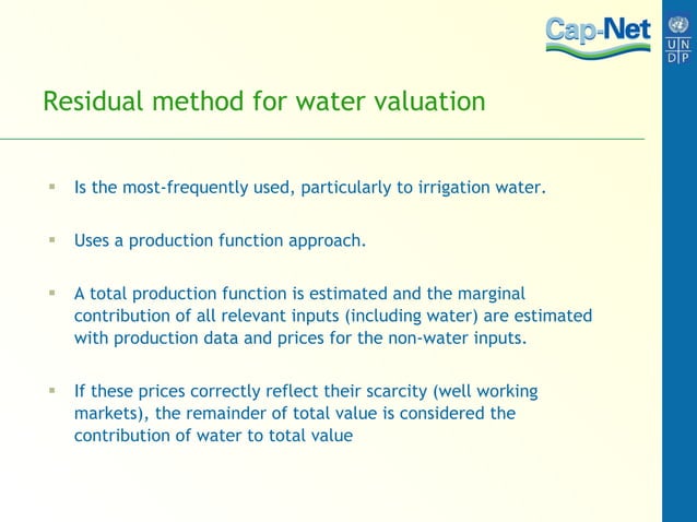 Chapter+3 valuation+methods | PPT | Water Services | Home Utilities