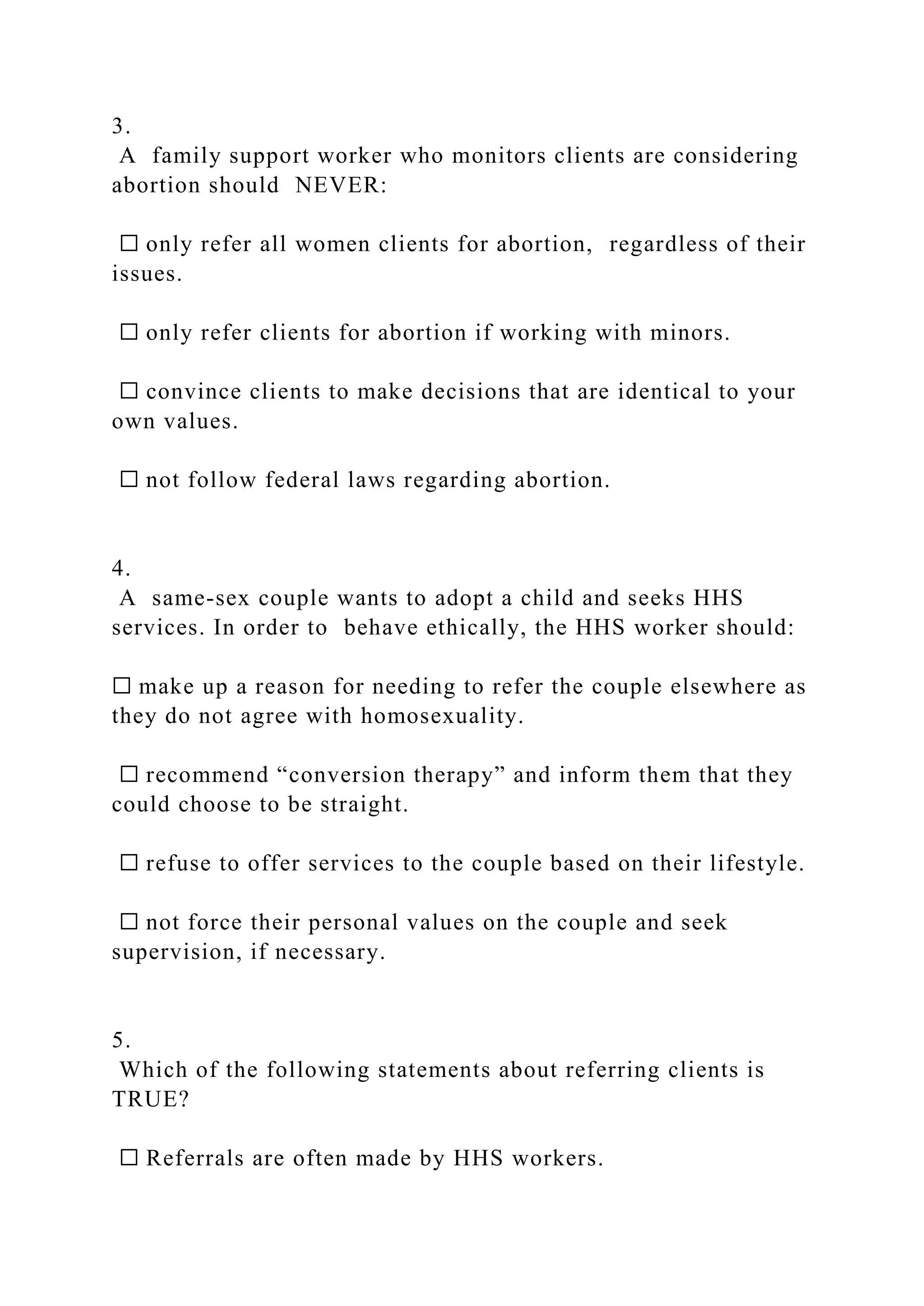 Chapter 3 Values and the Helping Relationship Answer th.docx