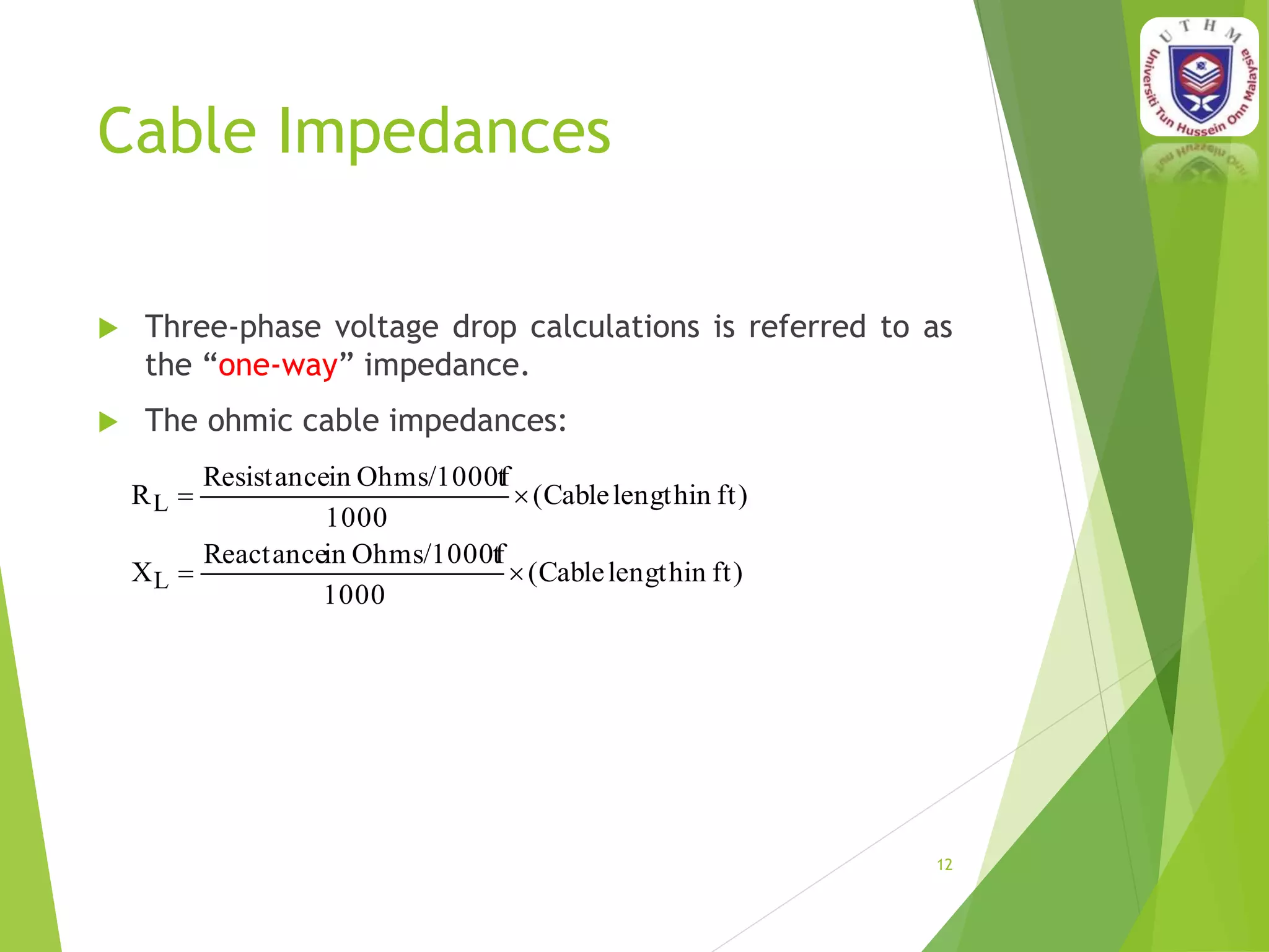 CHAPTER 3 Voltage Drop and Short Circuit Analysis.pptx