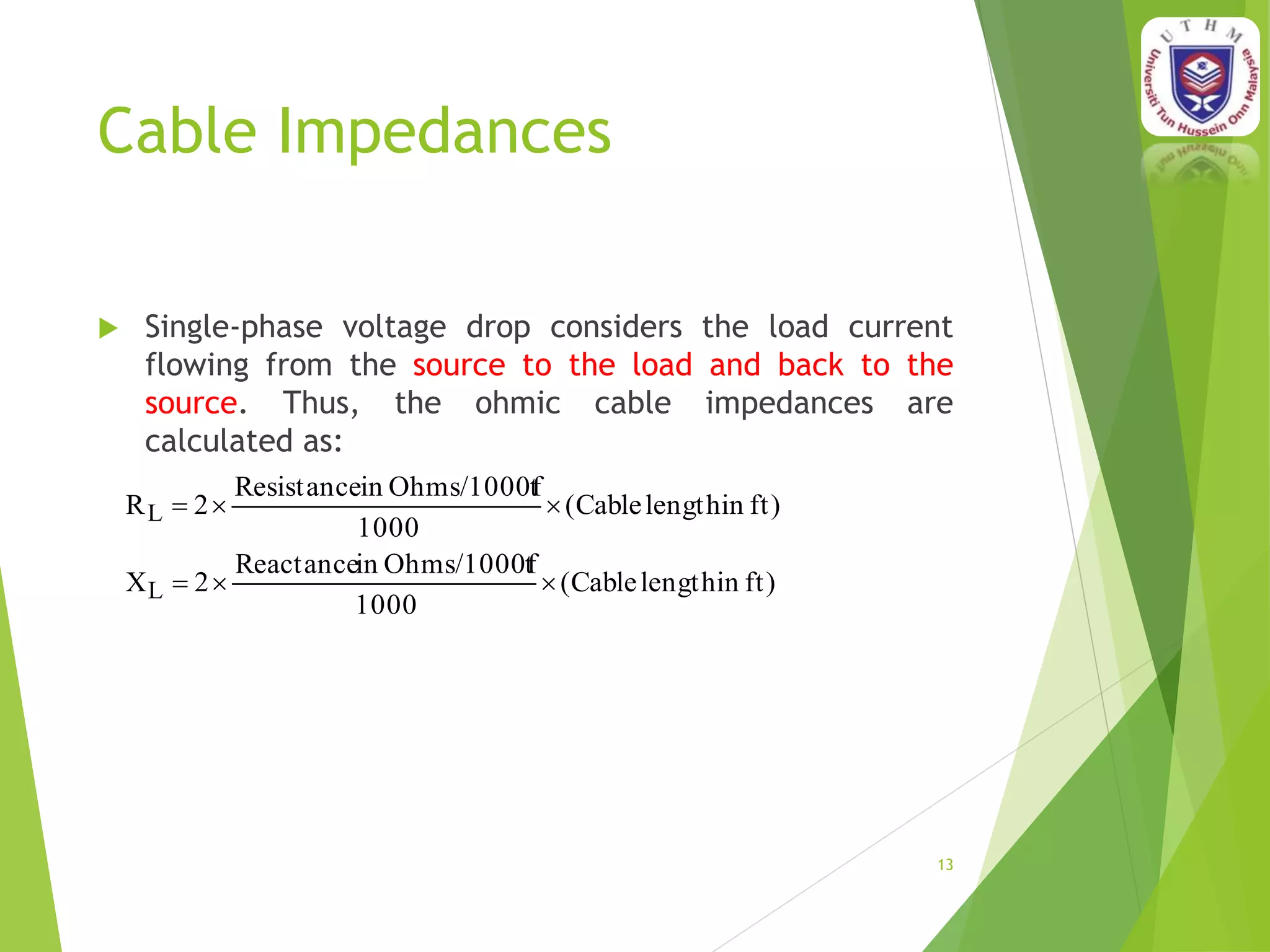 CHAPTER 3 Voltage Drop and Short Circuit Analysis.pptx