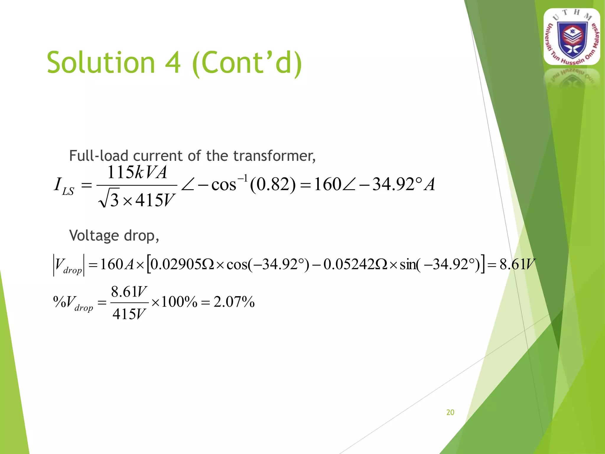 CHAPTER 3 Voltage Drop and Short Circuit Analysis.pptx