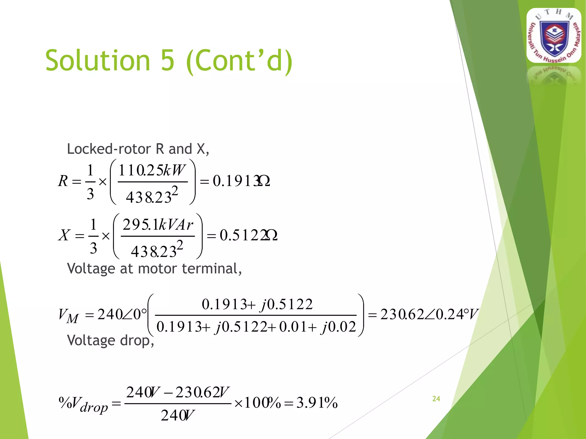 CHAPTER 3 Voltage Drop and Short Circuit Analysis.pptx