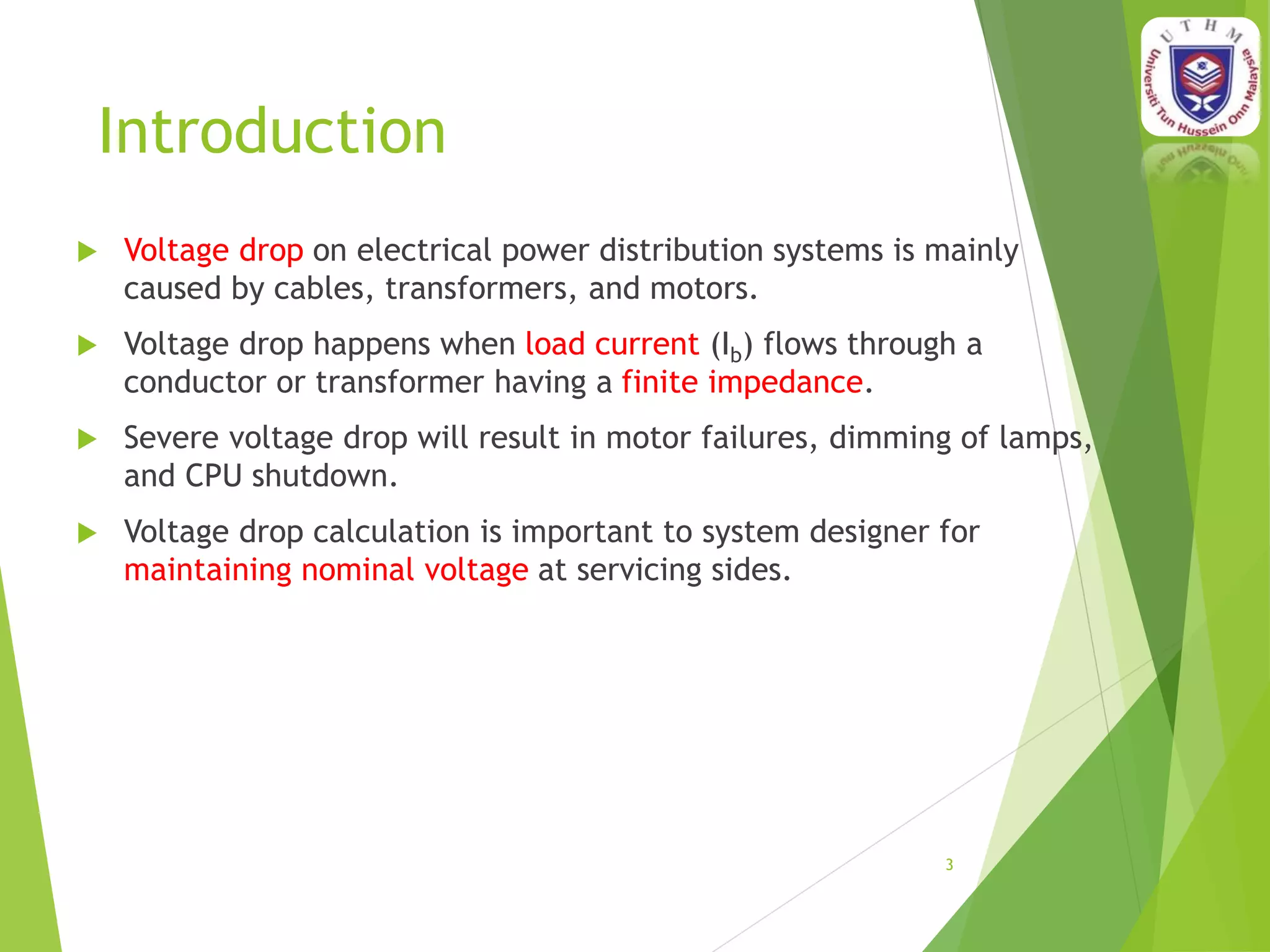 CHAPTER 3 Voltage Drop and Short Circuit Analysis.pptx
