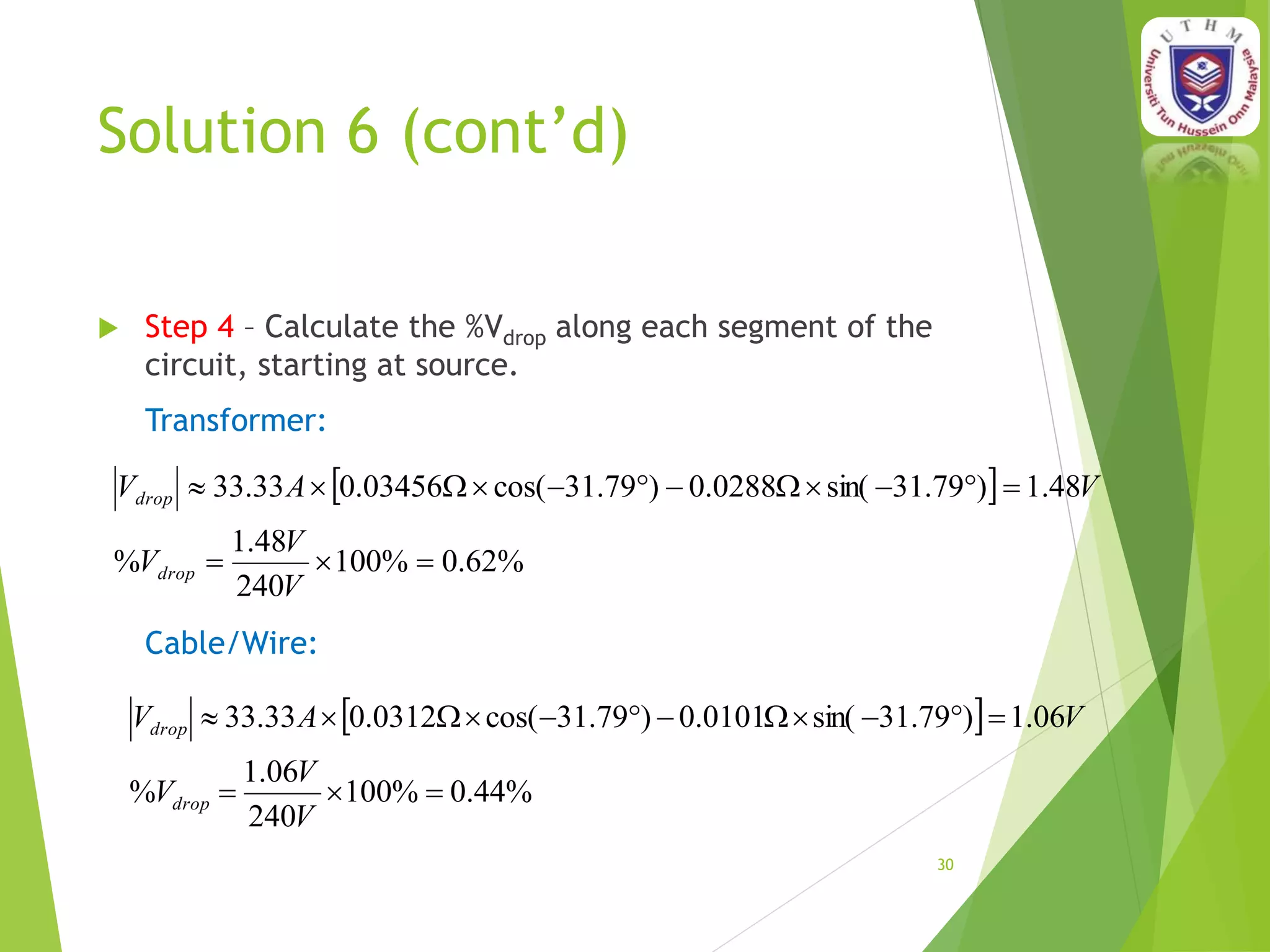 CHAPTER 3 Voltage Drop and Short Circuit Analysis.pptx