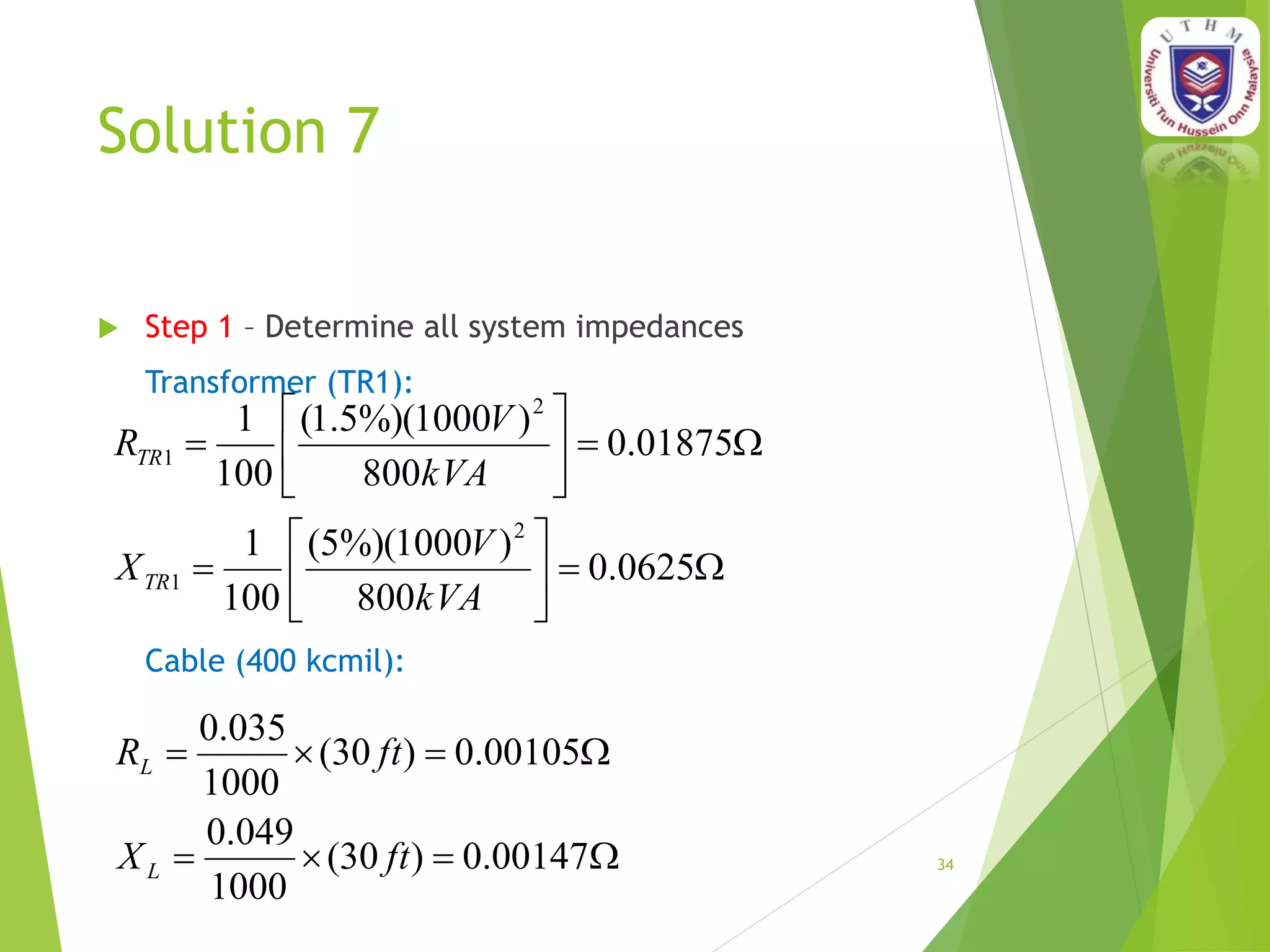 CHAPTER 3 Voltage Drop and Short Circuit Analysis.pptx