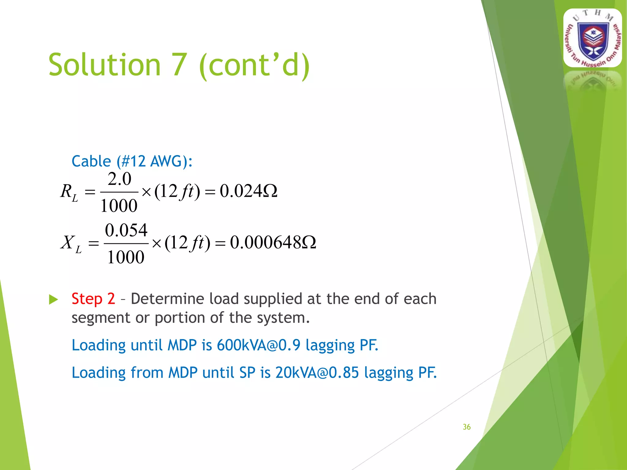 CHAPTER 3 Voltage Drop and Short Circuit Analysis.pptx