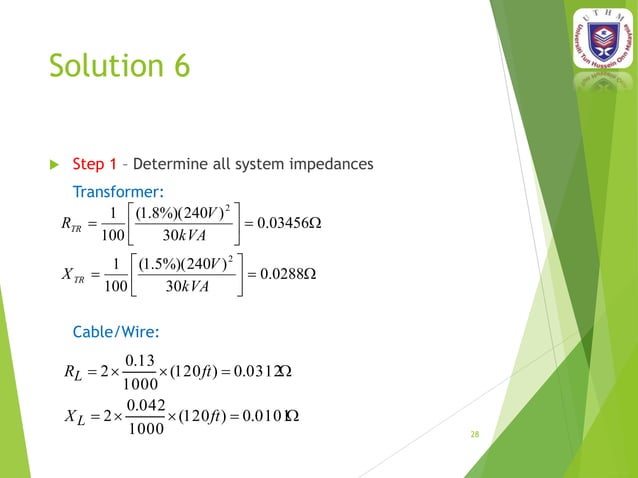 CHAPTER 3 Voltage Drop and Short Circuit Analysis.pptx