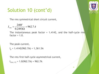 CHAPTER 3 Voltage Drop and Short Circuit Analysis.pptx