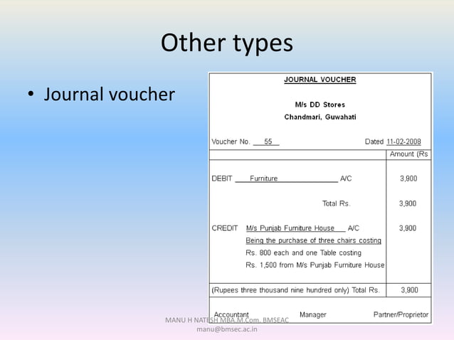 Chapter 3 vouching | PPTX | Business Accounting & Finance | Business