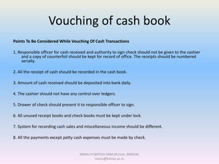 Chapter 3 vouching | PPTX