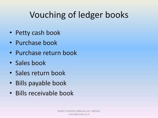 Chapter 3 vouching | PPTX | Business Accounting & Finance | Business