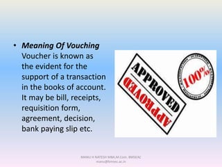 Chapter 3 vouching | PPTX