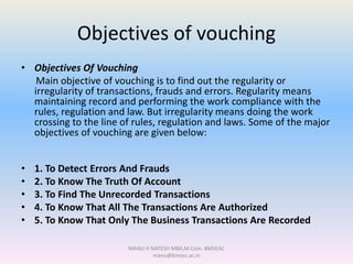 Chapter 3 vouching | PPTX