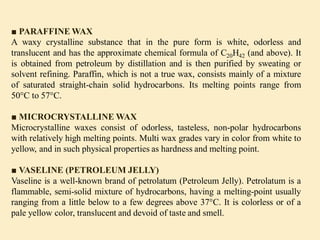 Paraffin Wax Structure