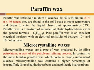 Paraffin Wax Structure
