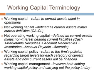 Chapter 3 working capital management 3 | PPTX