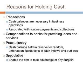 Chapter 3 working capital management 3 | PPTX