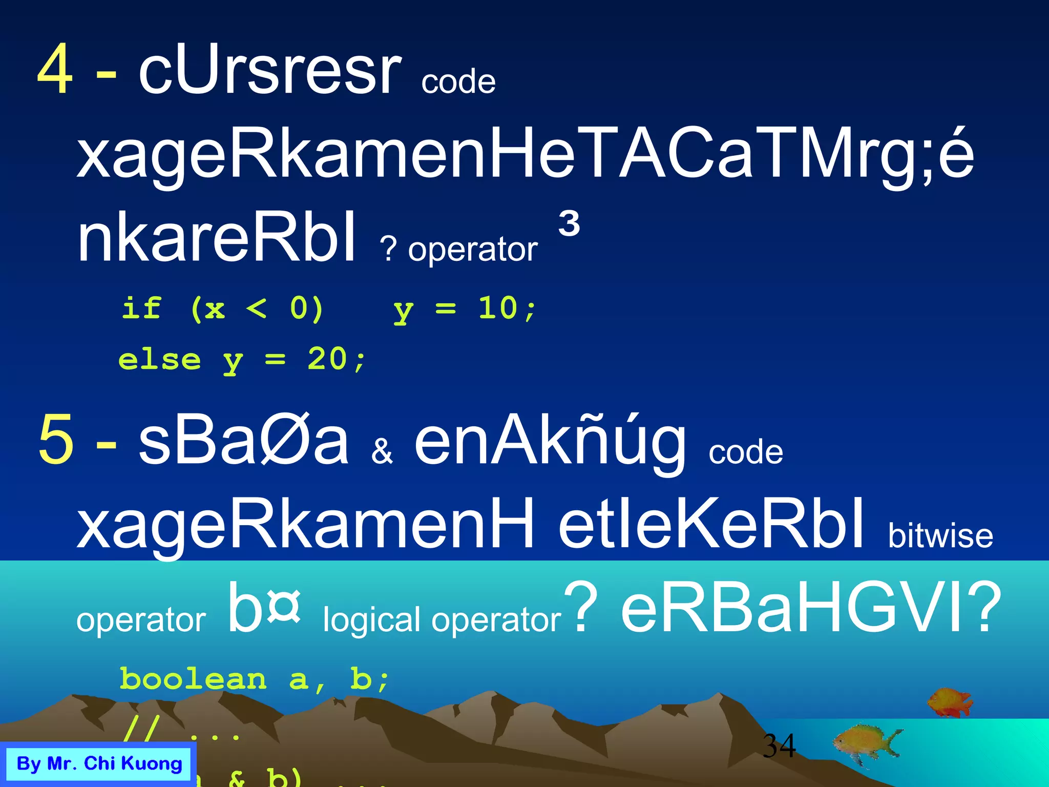 chapter 3 Java at rupp cambodia | PPT