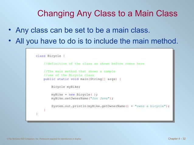 Chapter 4 - Defining Your Own Classes - Part I