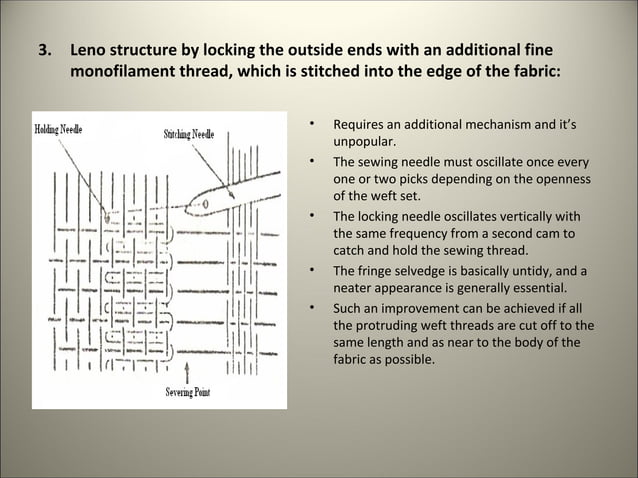 Woven Fabric Design: Selvedge | PPT