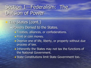 Hist 4020 Federalism | PPT