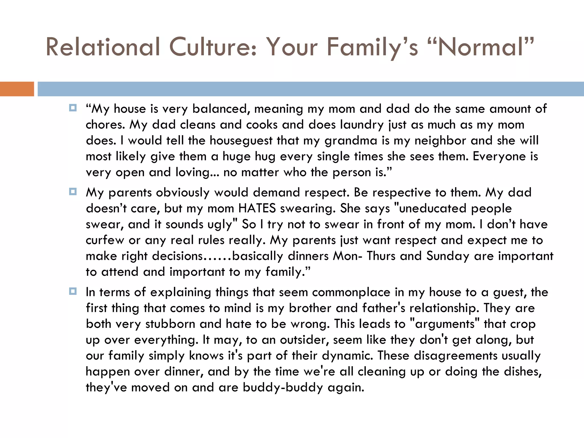 Chapter 4: Family Communication Rules & Family Rituals | PPT