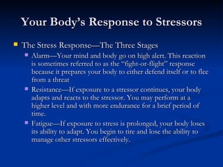 Chapter 4: Managing Stress and Coping with Loss | PPT