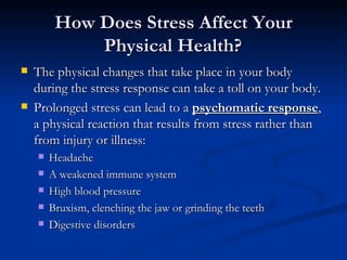 Chapter 4: Managing Stress and Coping with Loss | PPT