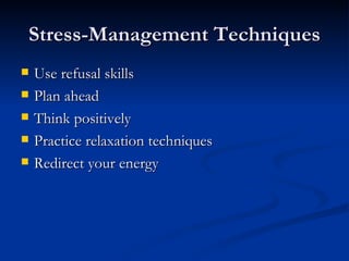 Chapter 4: Managing Stress and Coping with Loss | PPT