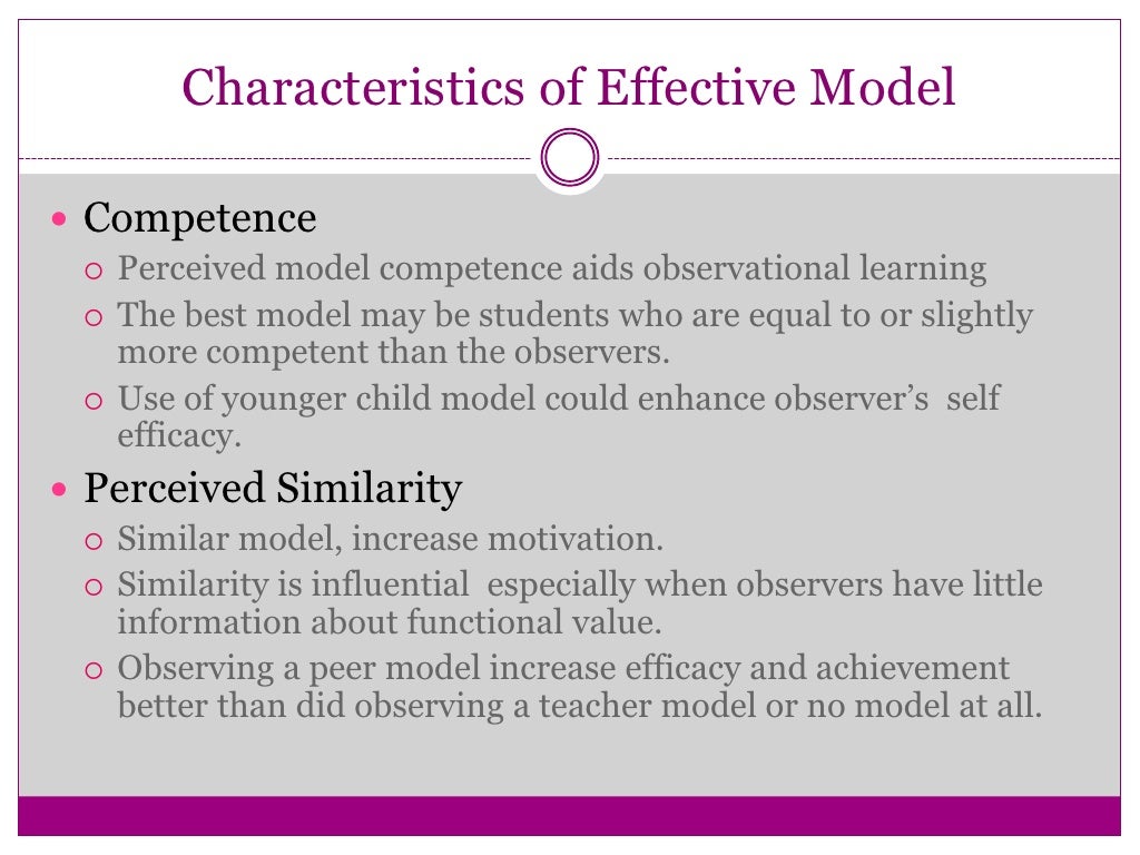 Social Cognitive Theory