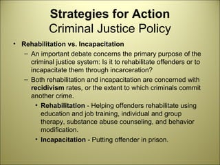 Incapacitation Criminal Justice