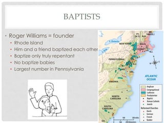 Chapter4- Religion in the 13 Colonies | PPT