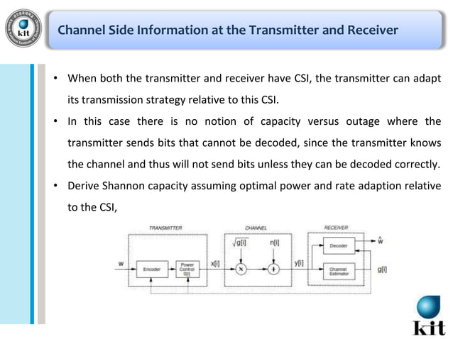 Wireless Channels Capacity | PPTX | Computer Networking | Computing