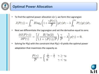Wireless Channels Capacity | PPTX