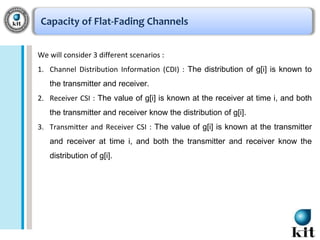 Wireless Channels Capacity | PPTX
