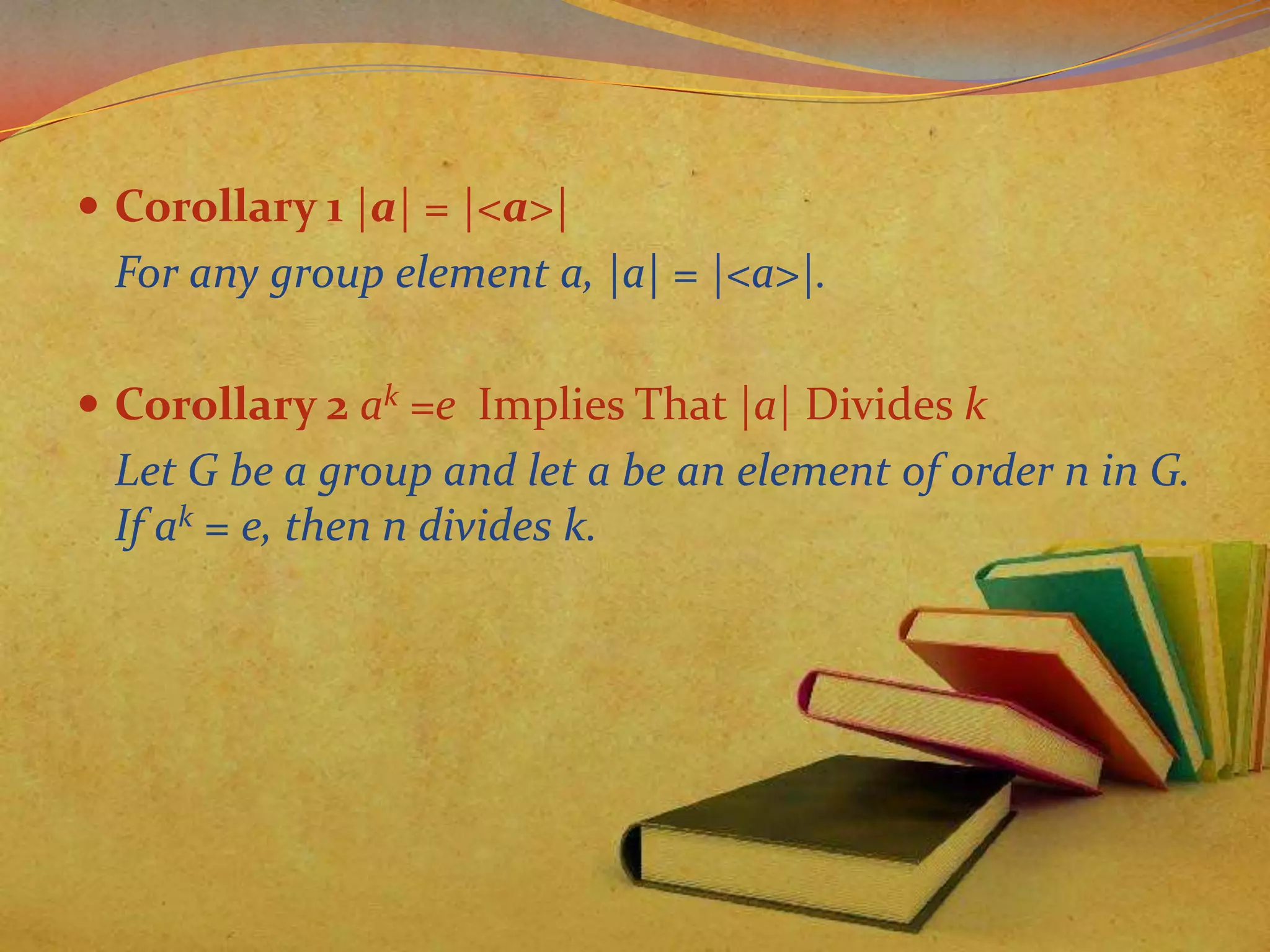 Chapter 4 Cyclic Groups | PPTX