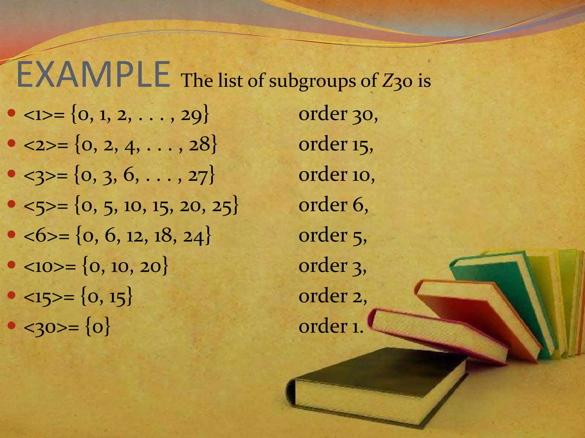 Chapter 4 Cyclic Groups | PPTX