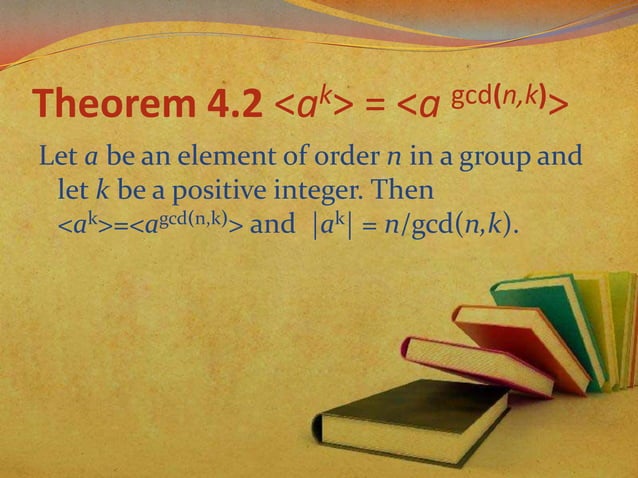 Chapter 4 Cyclic Groups | PPTX | Physics | Science