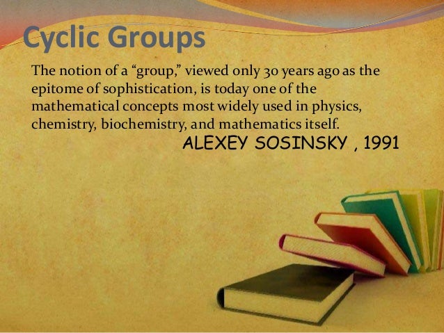 Chapter 4 Cyclic Groups