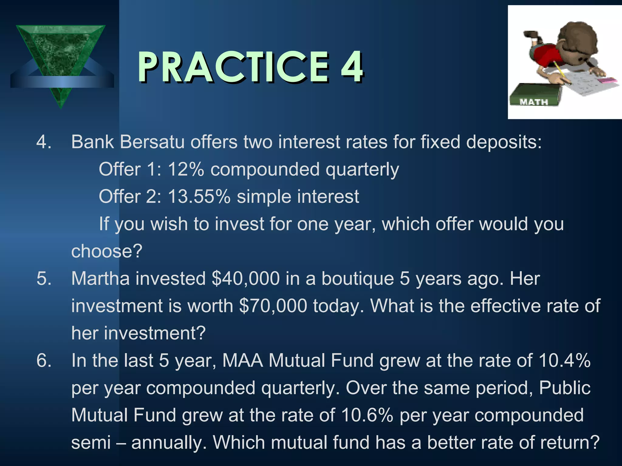 Business Math Chapter 4 | PPT