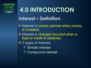 Business Math Chapter 4 | PPT