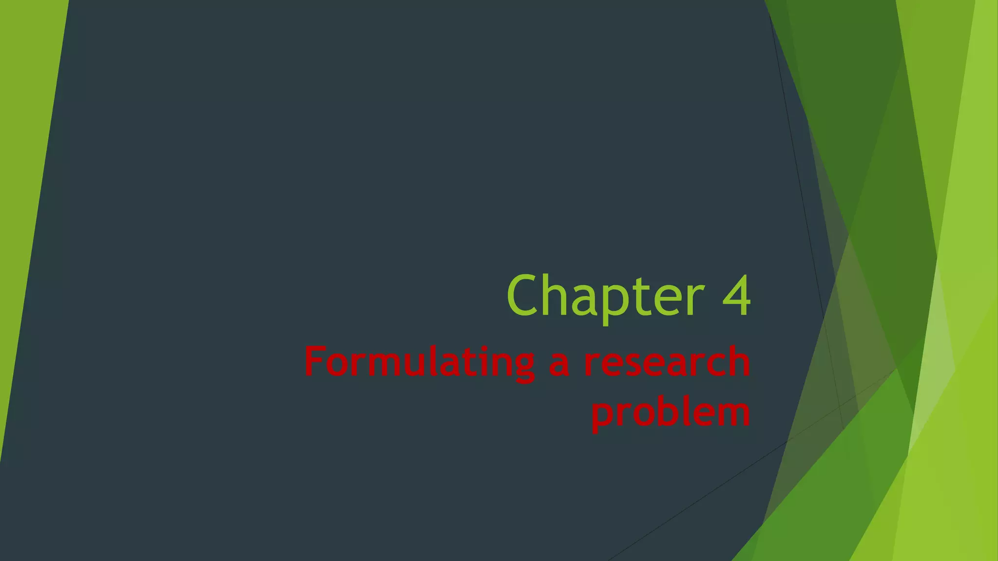formulating a research problem | PPTX