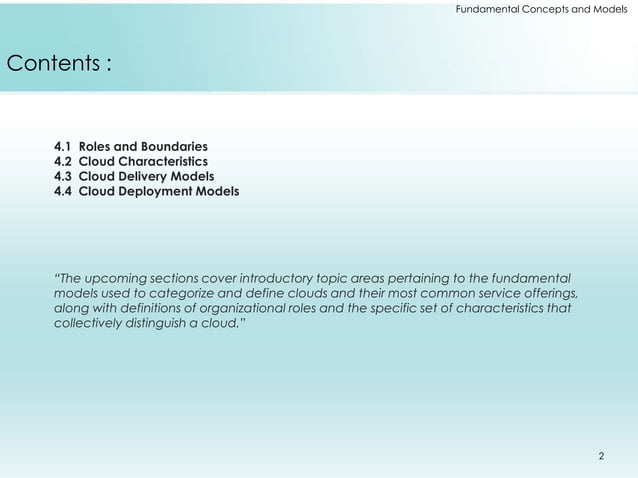 Fundamental Concepts-and-Models Cloud Computing | PPTX | Cloud Computing | Internet