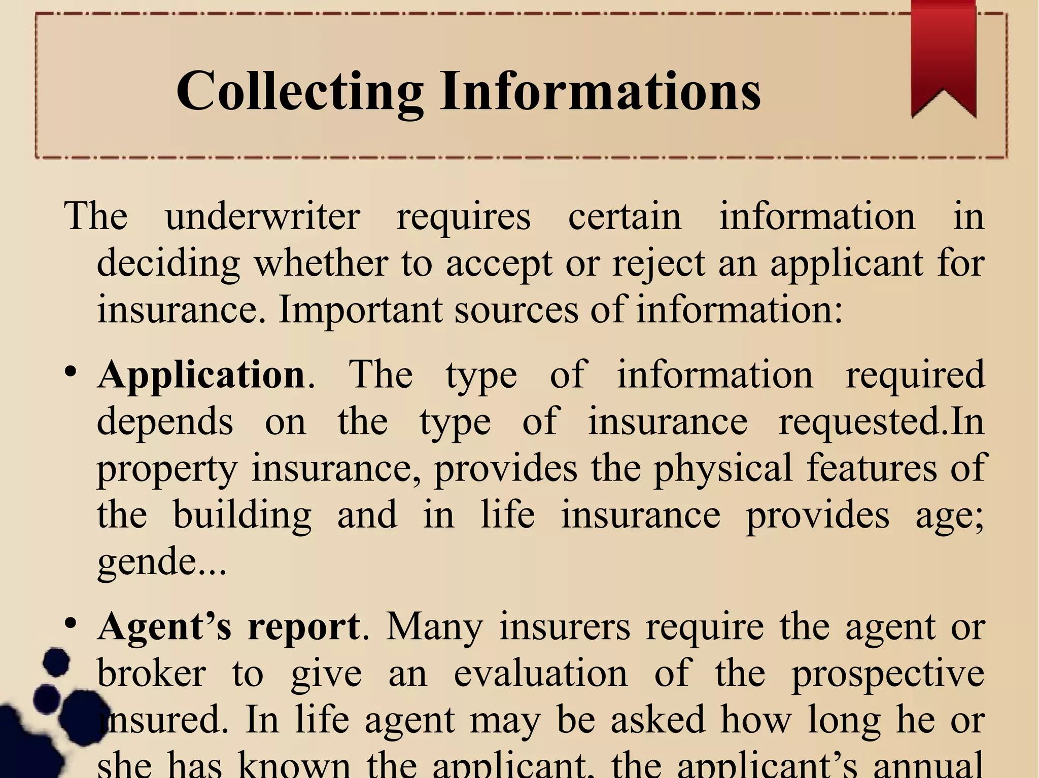 Chapter 4: INSURANCE COMPANY OPERATIONS | PPT