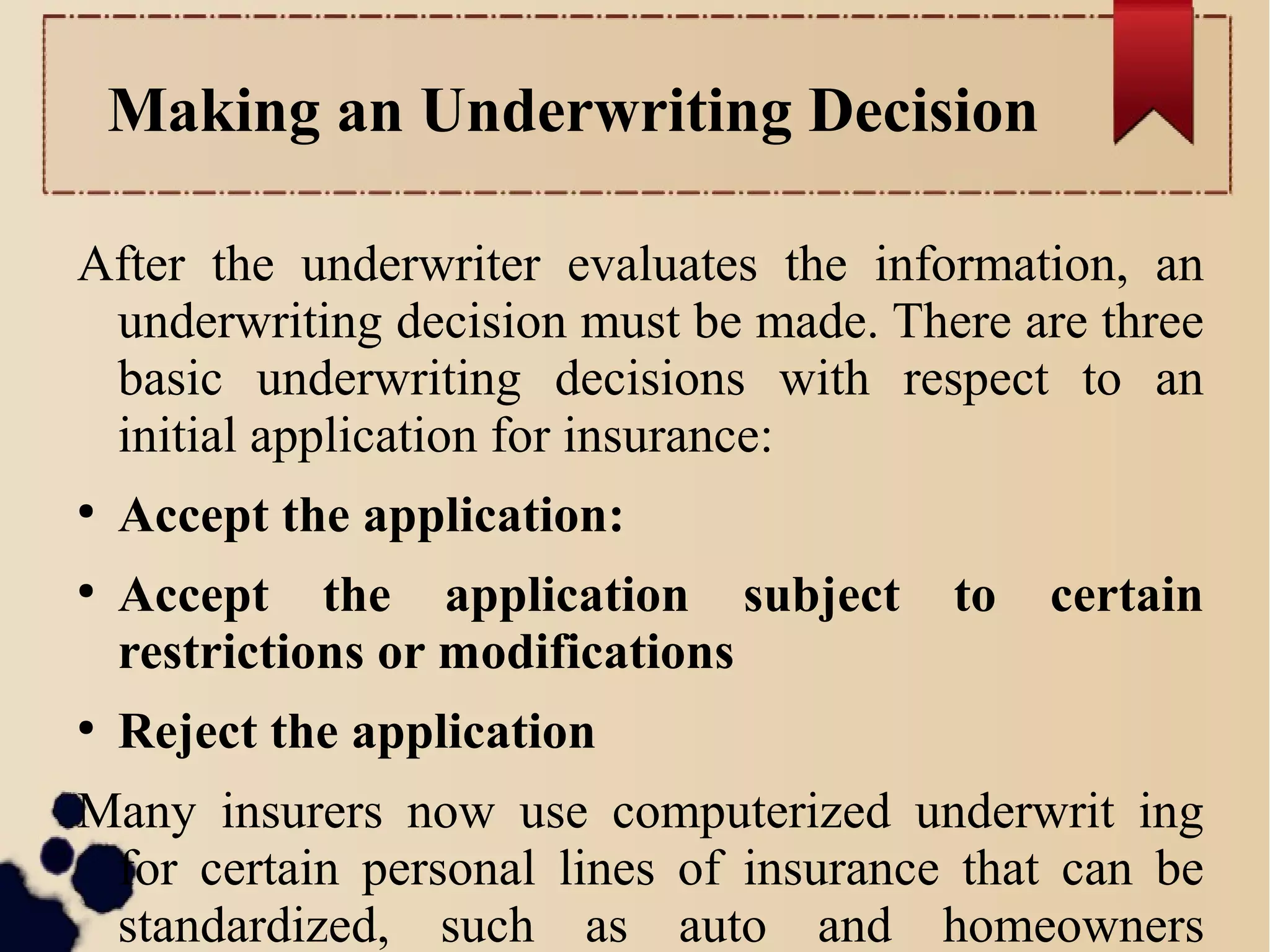 Chapter 4: INSURANCE COMPANY OPERATIONS | PPT