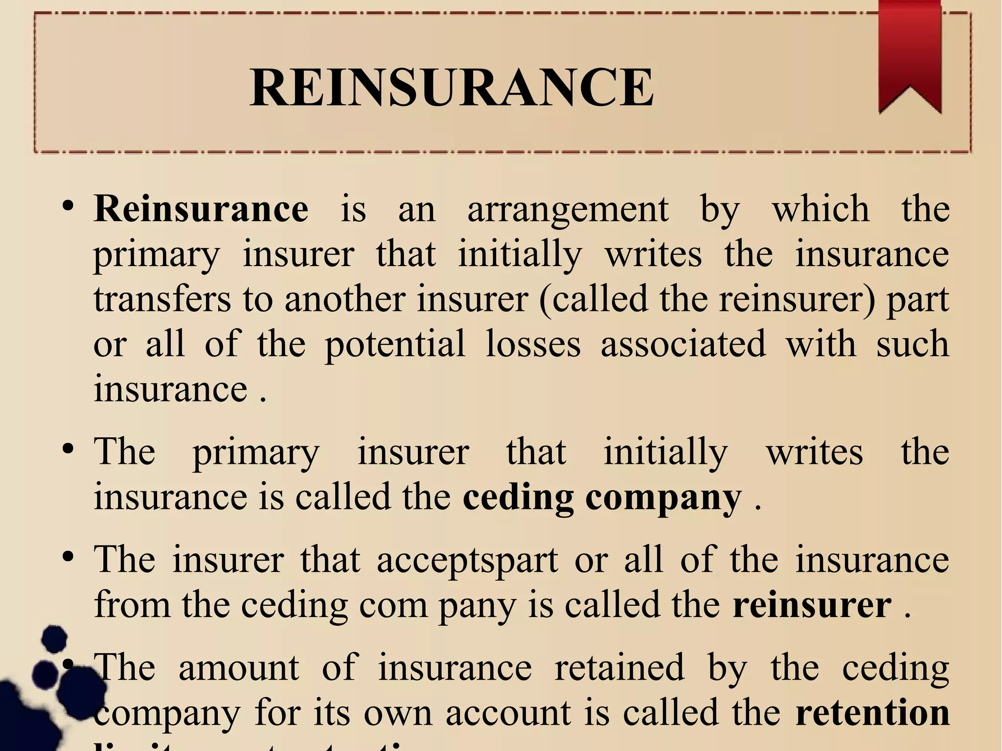 Chapter 4: INSURANCE COMPANY OPERATIONS | PPT