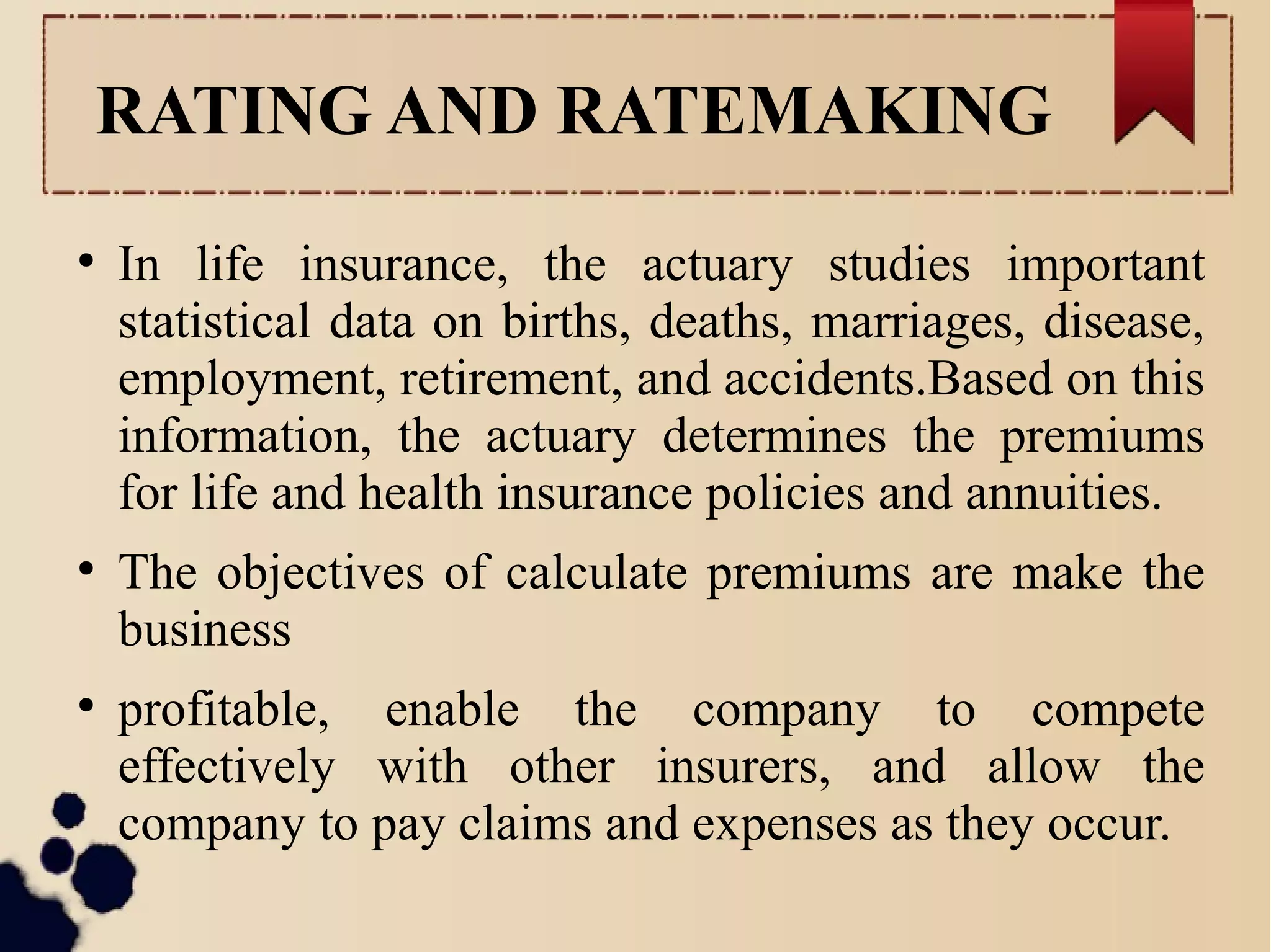 Chapter 4: INSURANCE COMPANY OPERATIONS | PPT