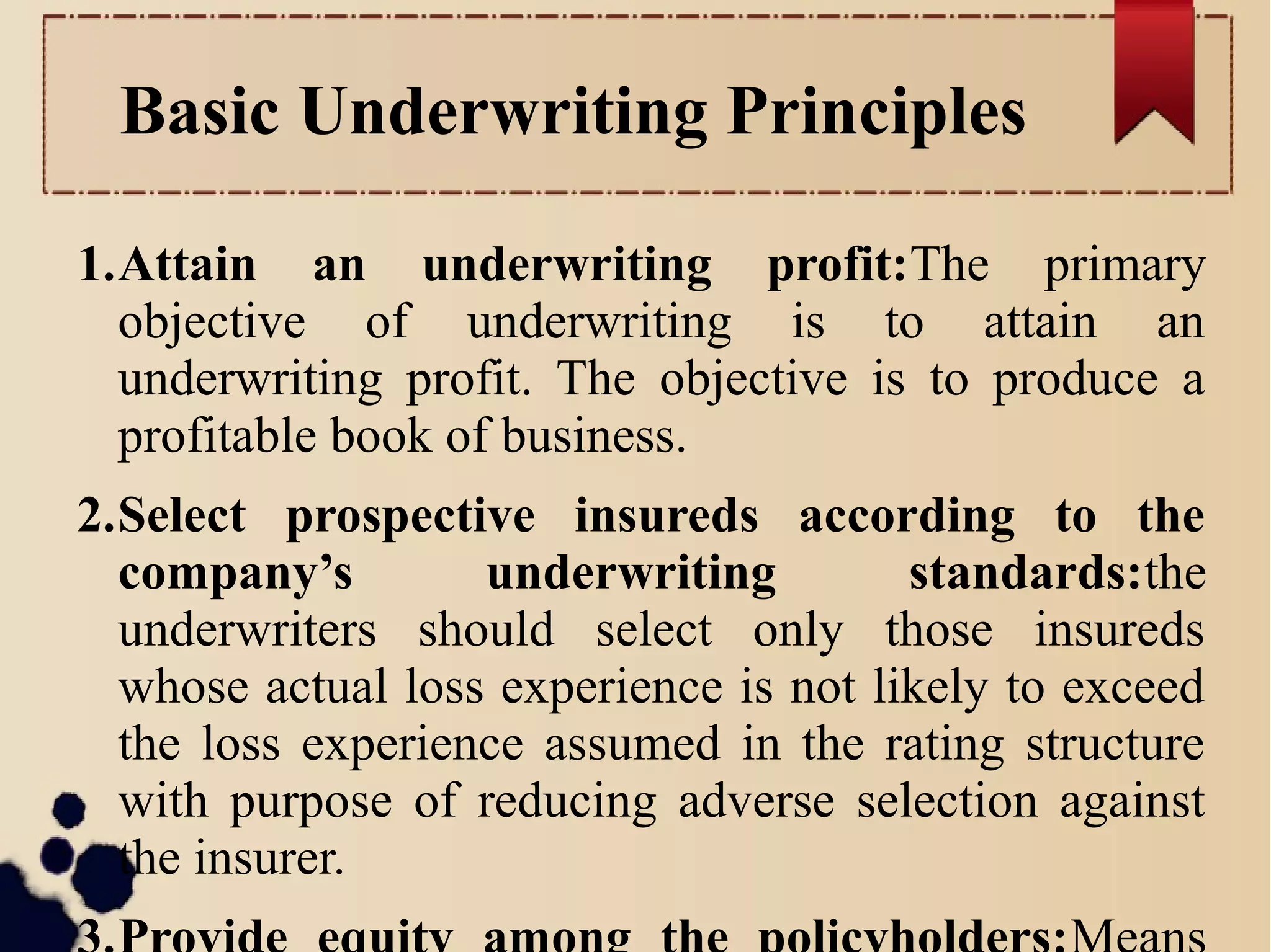 Chapter 4: INSURANCE COMPANY OPERATIONS | PPT