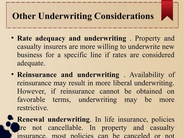 Chapter 4: INSURANCE COMPANY OPERATIONS | PPT