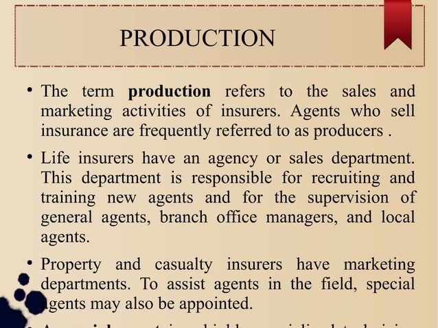 Chapter 4: INSURANCE COMPANY OPERATIONS | PPT